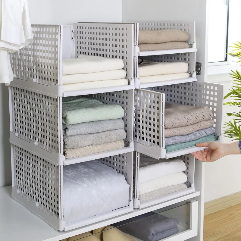 Clothes-Storage-Drawer-Foldable-Clothes-Sorting-Rack-Household-Layered ...