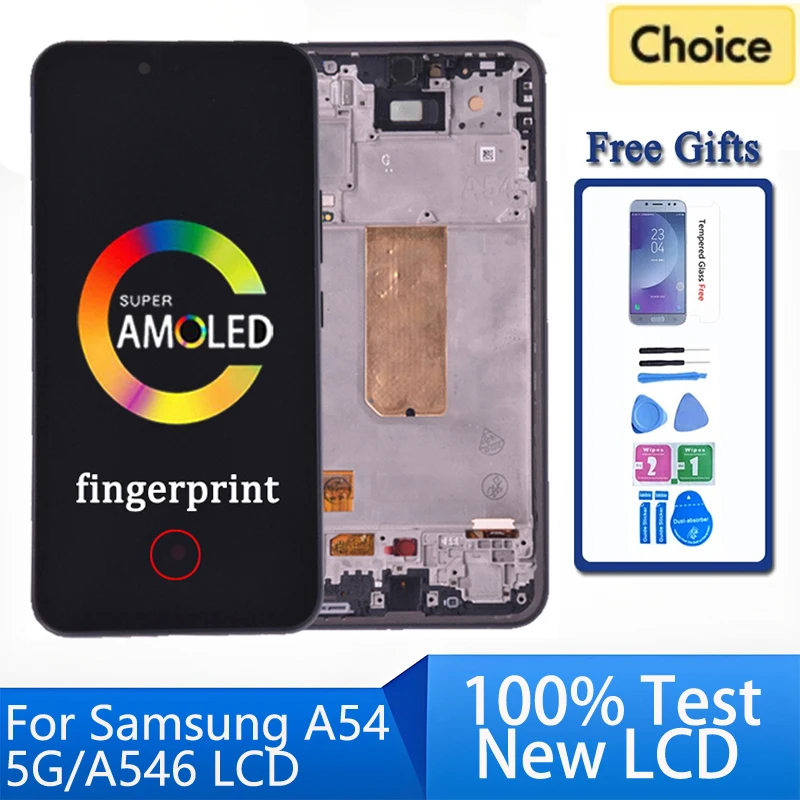 6-4-Super-AMOLED-For-Samsung-A54-5G-LCD-A546U-A546B-A5460-Display-Touch ...