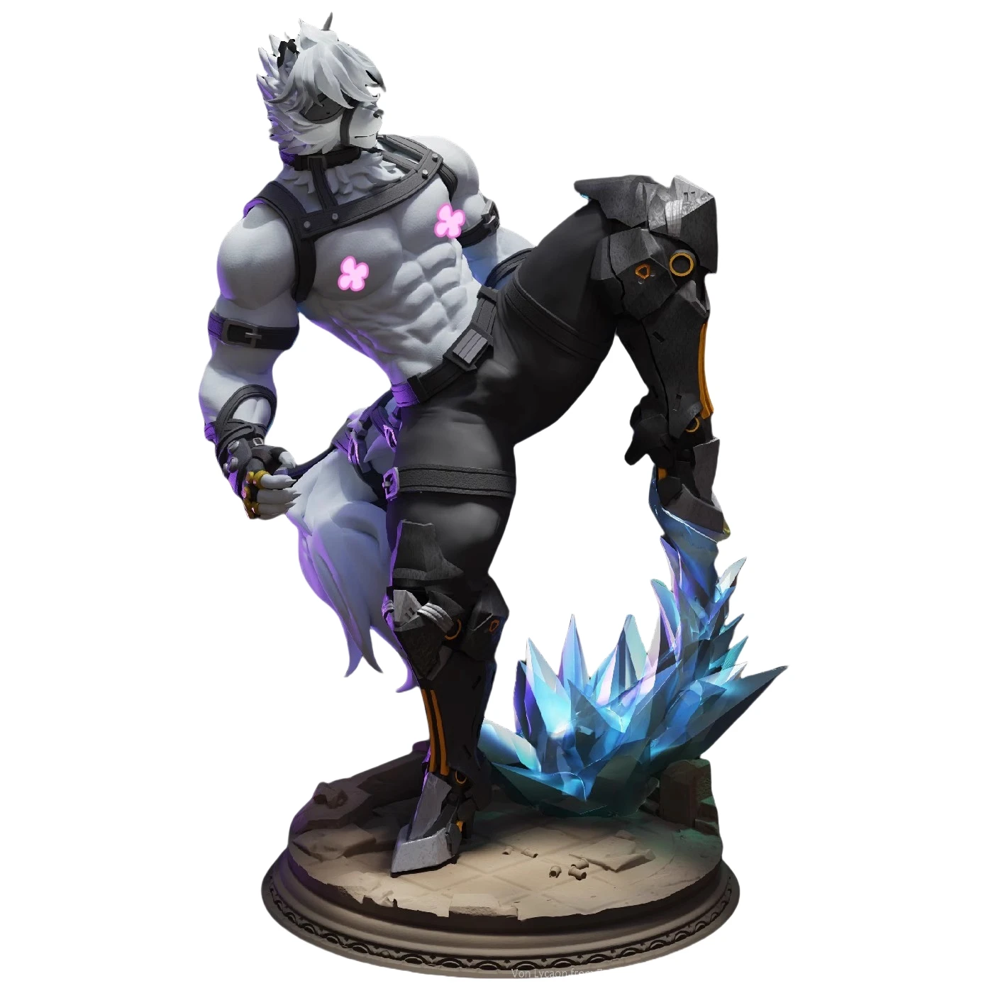 Shibadon-Est-dio-Furry-Zenless-Zona-Zero-Von-Lycaon-Action-Figure-Est ...