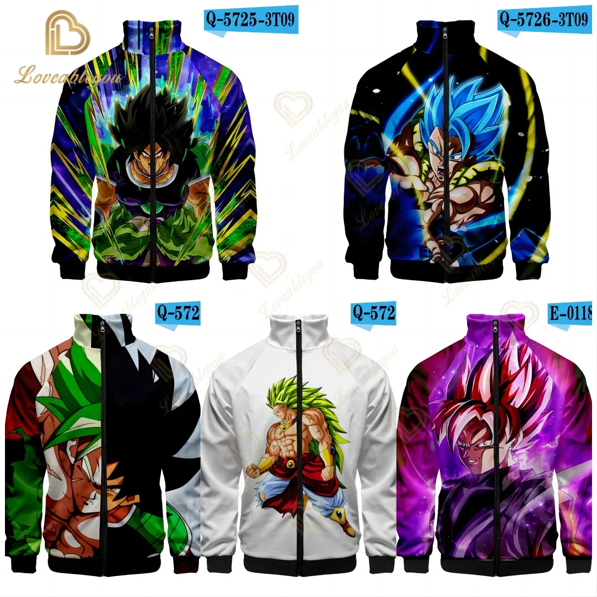 New Classic Japanese Animation Super Dragon Ball 3D Hoodie Autumn Goku ...