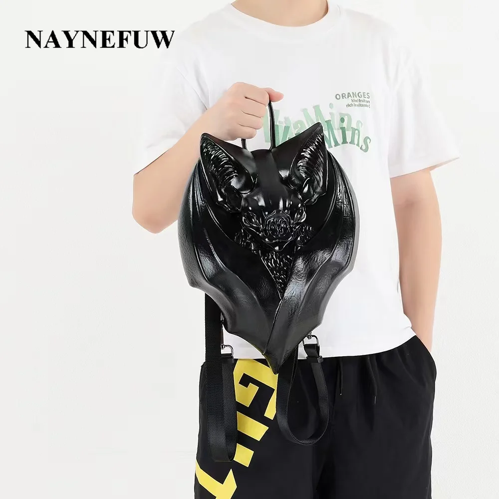2024-Halloween-Bat-Shaped-Backpack-Handbag-Unique-Stylish-Bag-For-Men ...