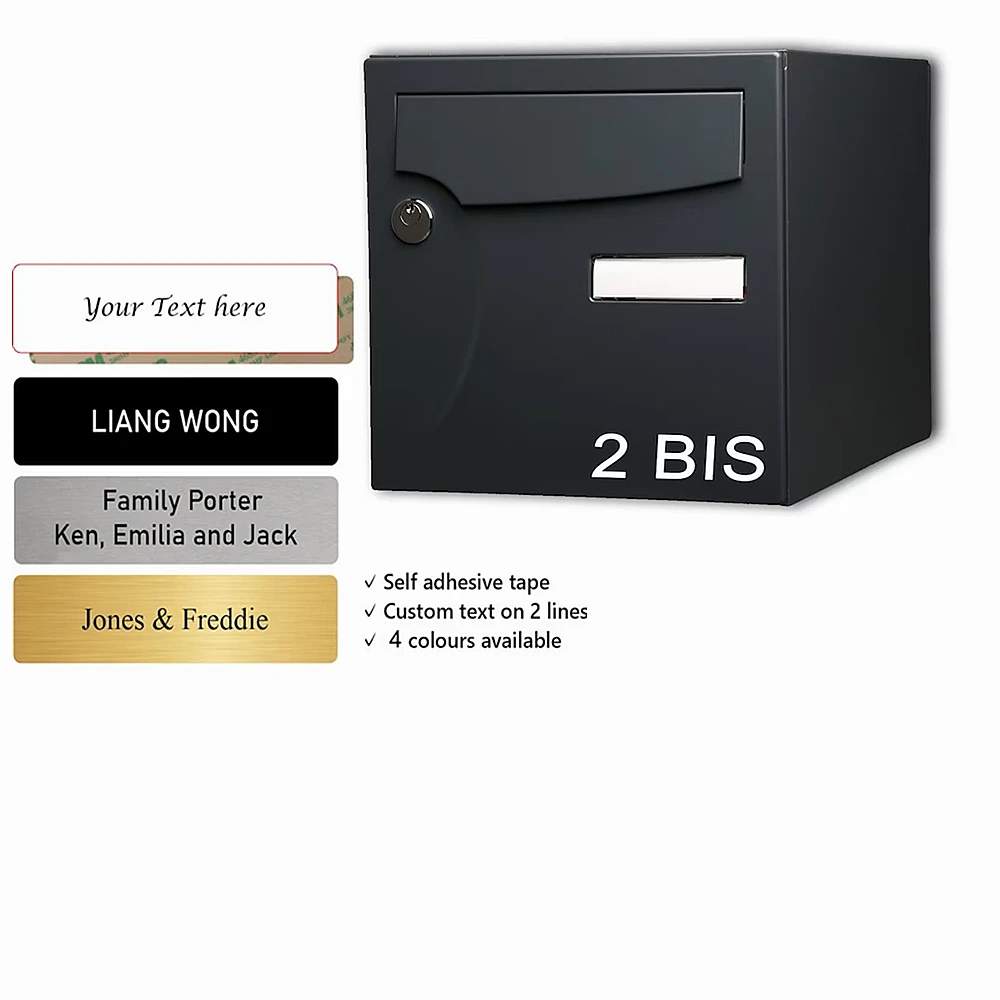 Adhesive-Mailbox-Sign-name-badge-Personalized-Text-Standard-Size-7-2-cm ...