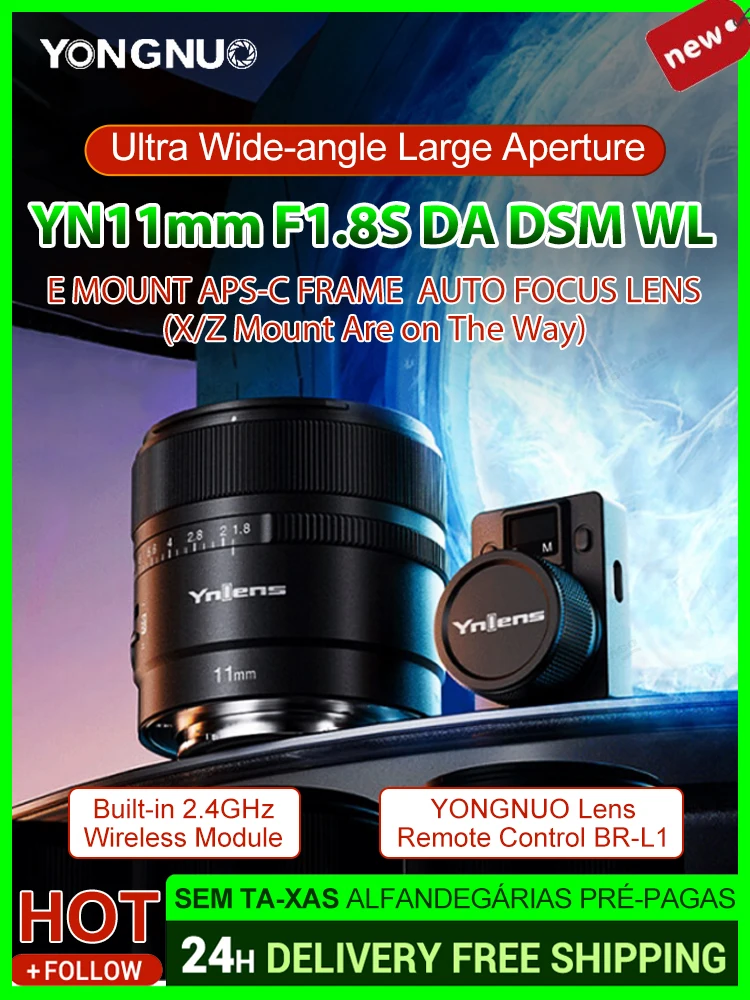 YONGNUO-YN11mm-F1-8S-DA-DSM-WL-Camera-Lenses-With-Remote-Control-11mm ...