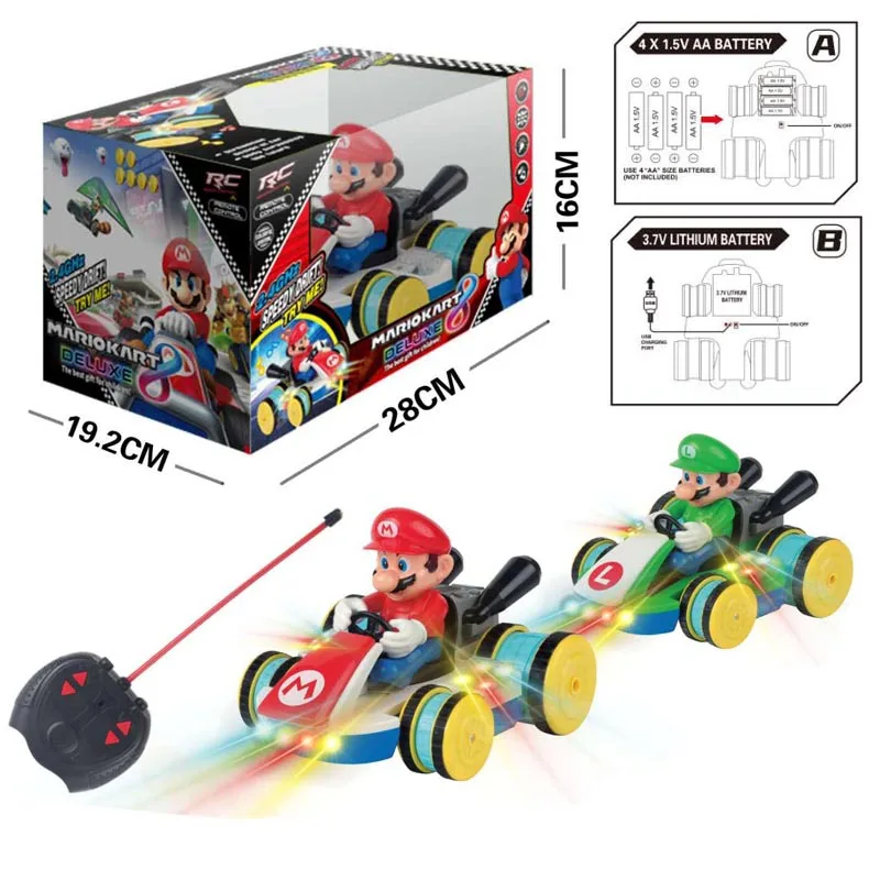 Super Mario Bros Remote Car Creative Model Toys Yoshi Luigui Super ...