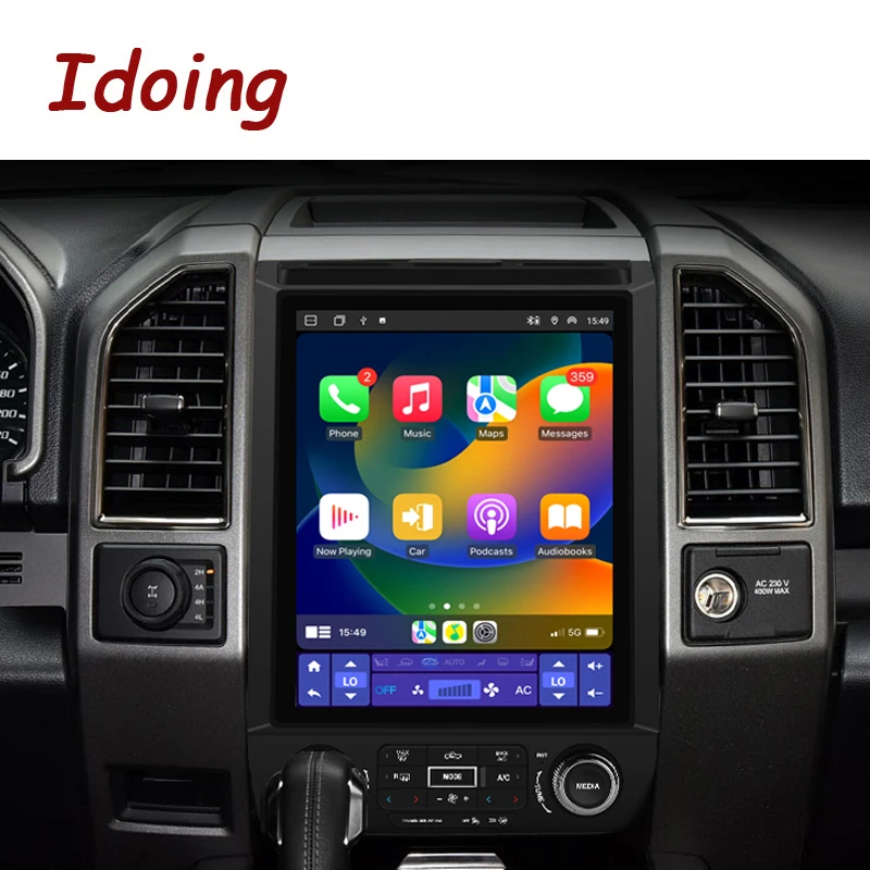 Idoing 12.1 inch Car Stereo Android Radio Player Navigation GPS For ...