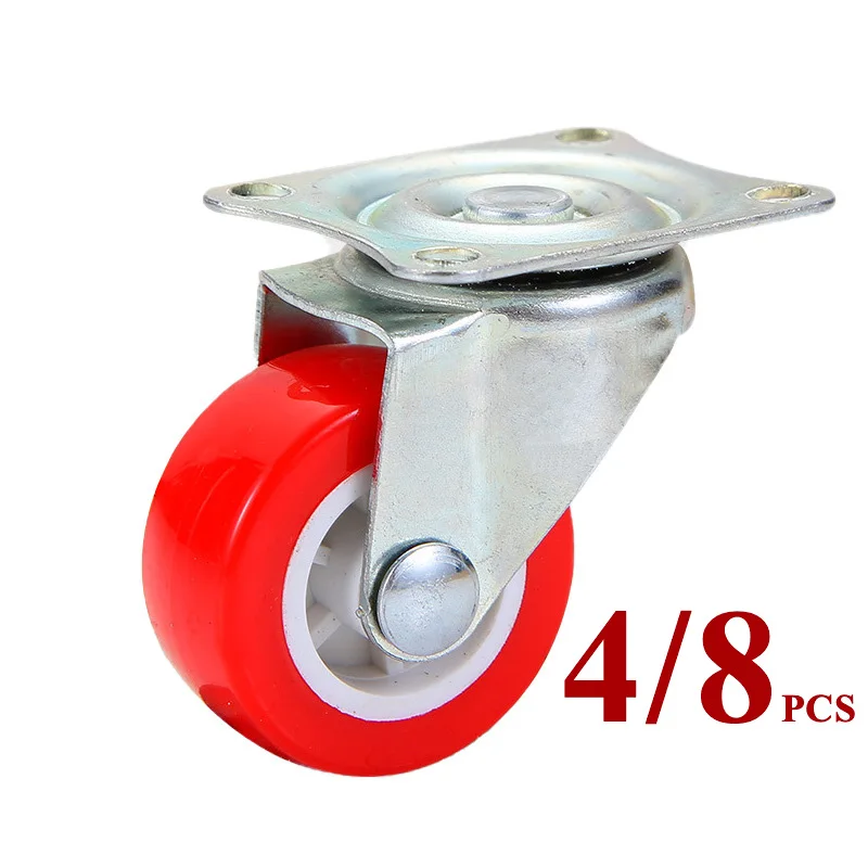 4-8pcs-Furniture-Caster-1-5-Universal-Swivel-Wheel-Roller-Pvc-Wear ...