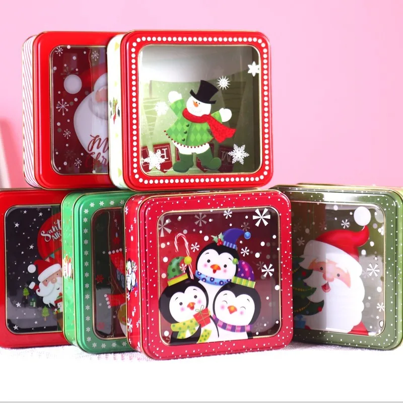 Creative-Christmas-Iron-Box-With-Skylight-Tin-Plate-Box-With-Cookies ...