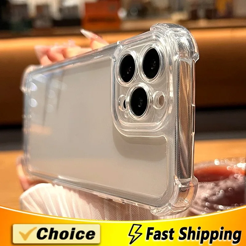 Luxury-Shockproof-Transparent-Case-For-iPhone-13-14-15-12-11-Pro-Max-X ...