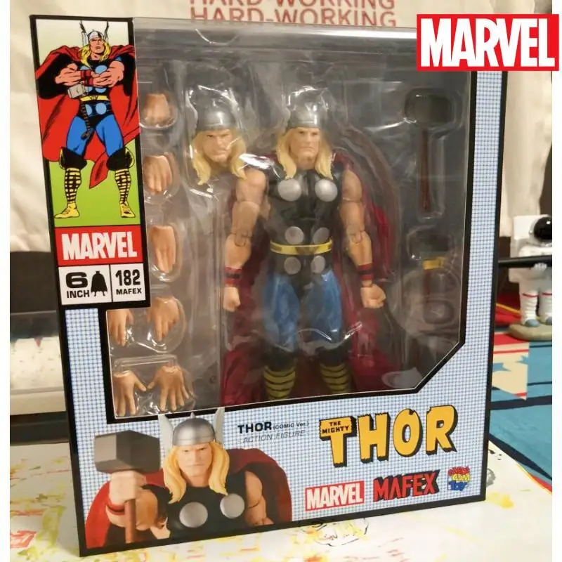 In-Stock-Mafex-182-Marvel-Thor-Comic-Ver-Action-Figure-Collectible-Toy ...