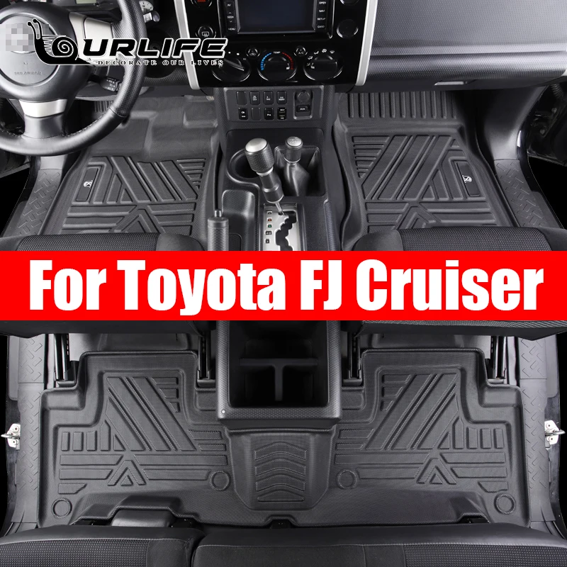 for-TOYOTA-FJ-cruiser-car-All-Weather-TPE-Floor-foot-Mat-Full-Set-Trim ...