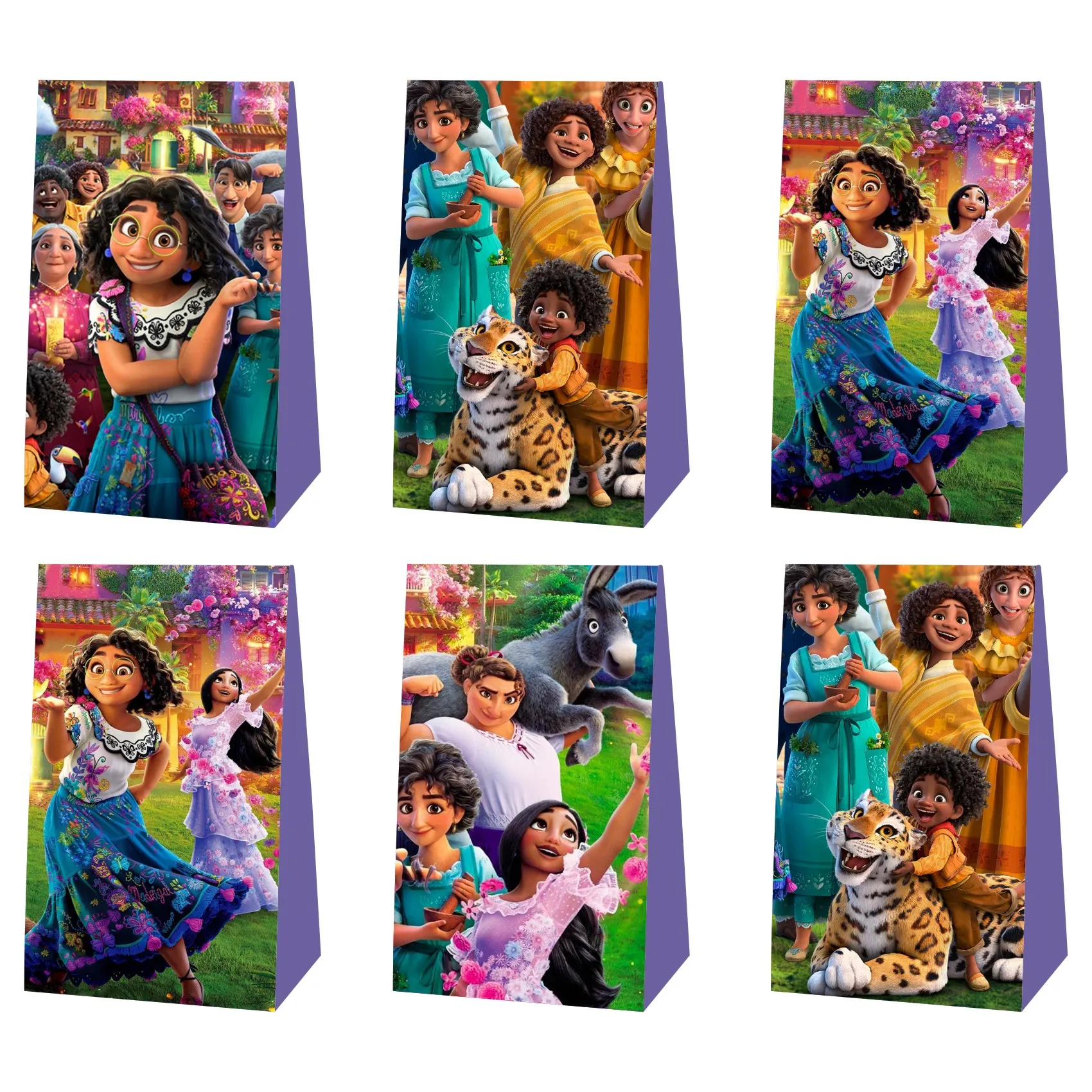 12pcs Pixar Encanto Gift Bag Candy Loot Bag Cartoon Theme Party ...