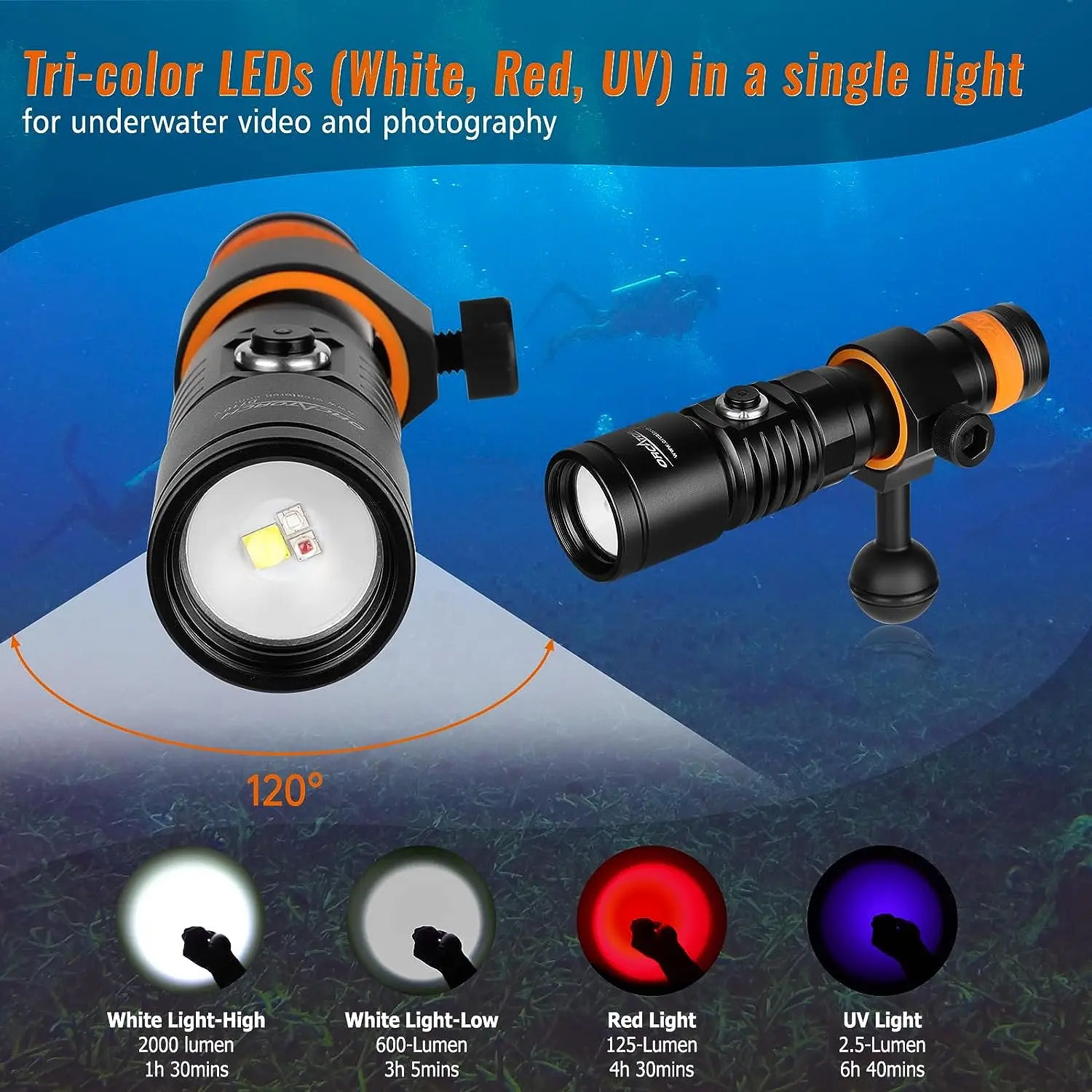 ORCATORCH-D710V-Keep-Diving-Flashlight-High-Power-Led-Flashlights ...
