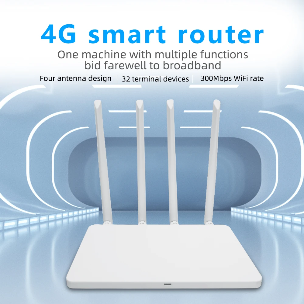 Wiflyer 4G SIM Card Router 1200Mbps 2.4Ghz/ 5GHz Wi-Fi EC200AEU Modem ...