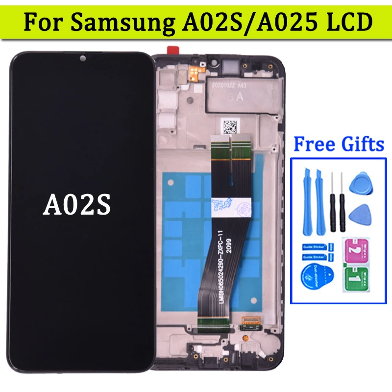 6.5" LCD For Samsung A02s A025 LCD with frame Touch Screen Digitizer ...