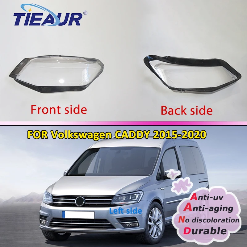 Headlight Cover Transparent Shade Lampshade Headlamp Shell Lens Plexiglass For Volkswagen VW ...
