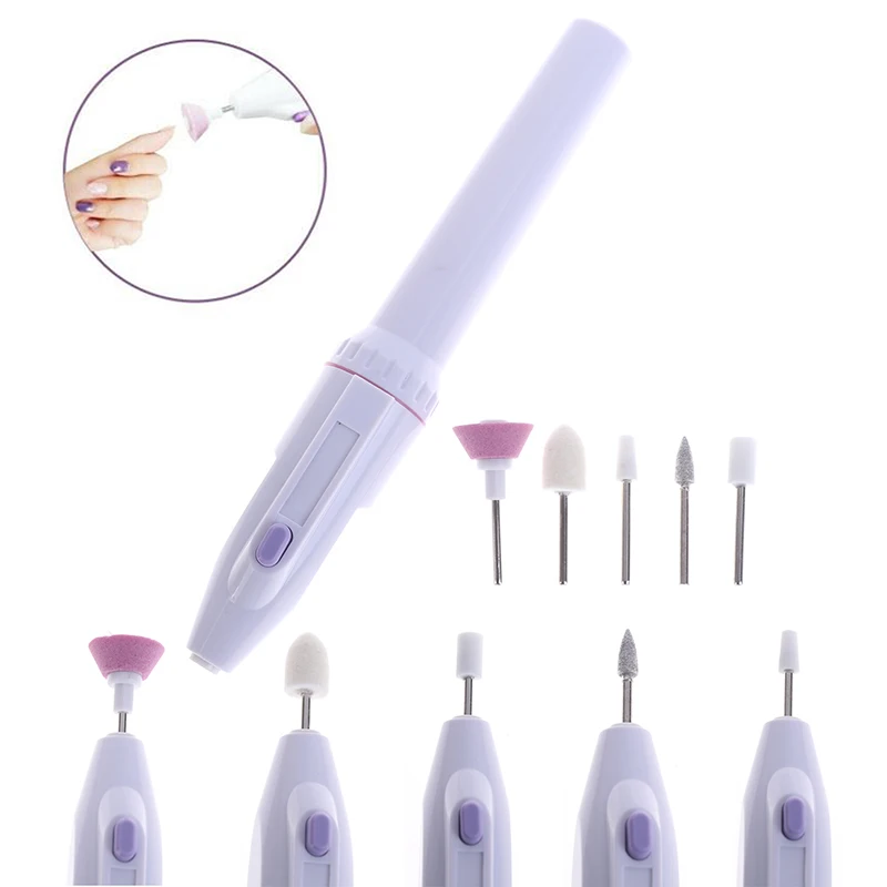 5 in1 Electric Mini Nail Machine Art Drill Carve Grinder Professional ...