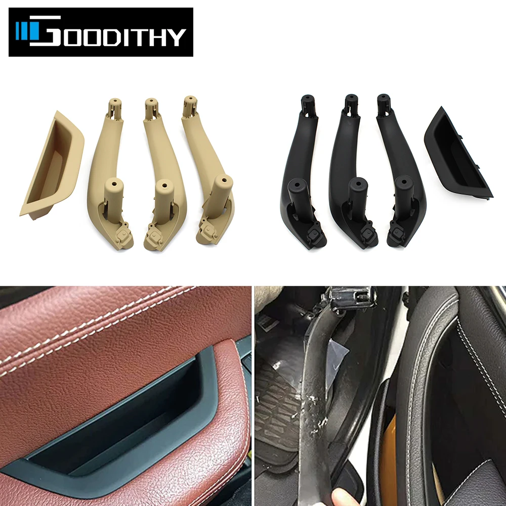 4PCS-SET-LHD-RHD-Car-Interior-Door-Handle-Cover-Inner-Panel-Armrest ...