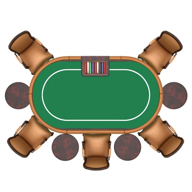 Poker Table Top View