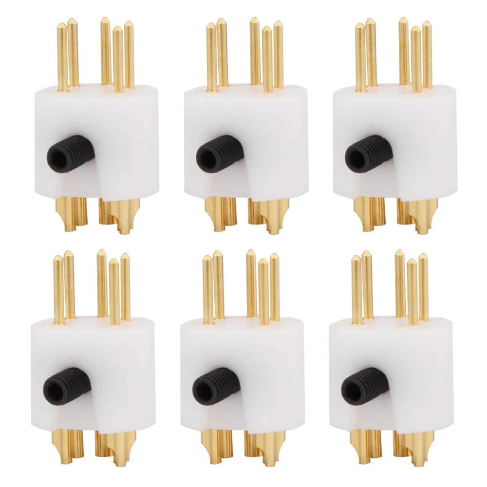 5-Pin Din Male Plug Tonearm Connector Gold Plated turntable Hifi Audio ...