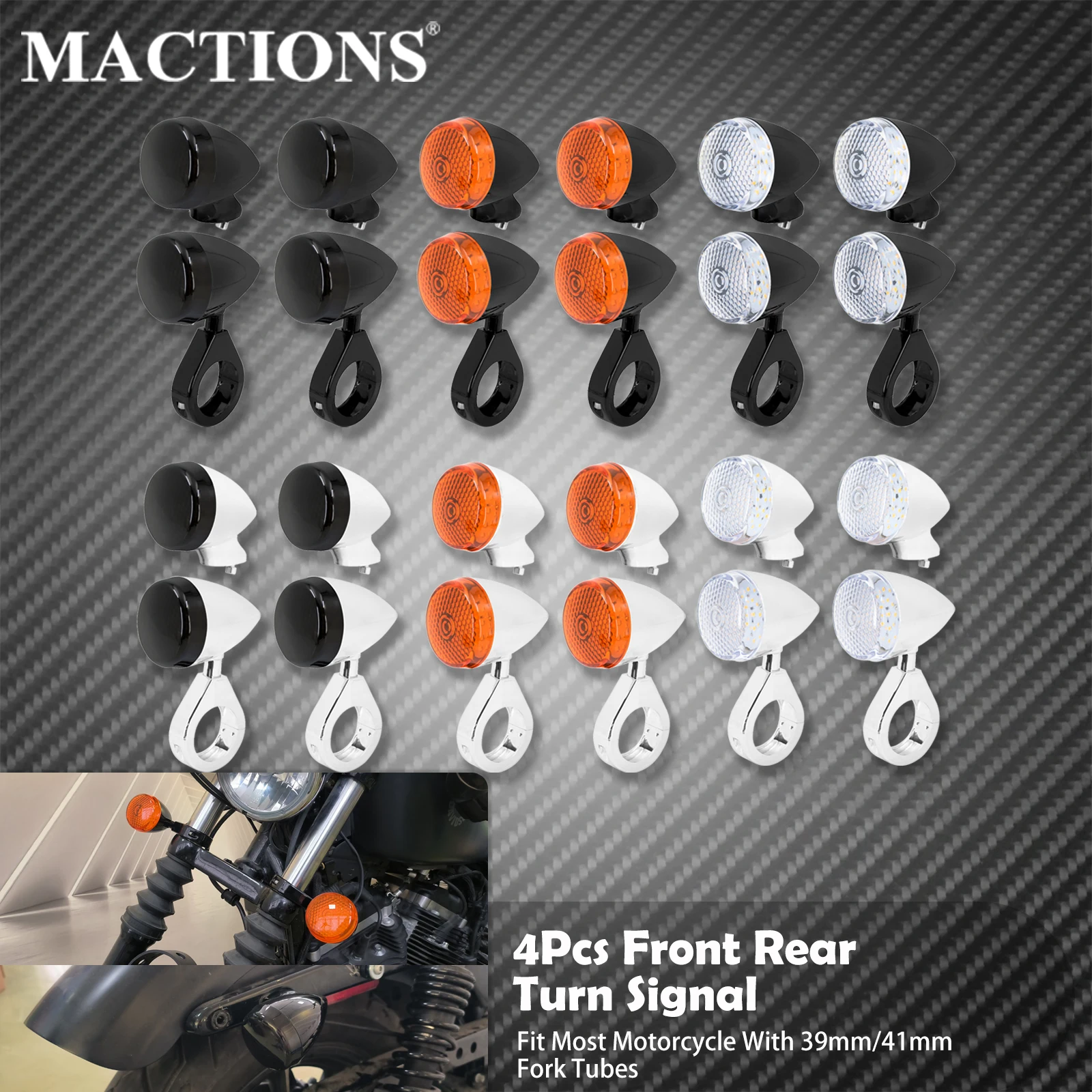 4PCS-Motorcycle-Fork-LED-Turn-Signal-With-39mm-41mm-Front-Rear-Fork ...