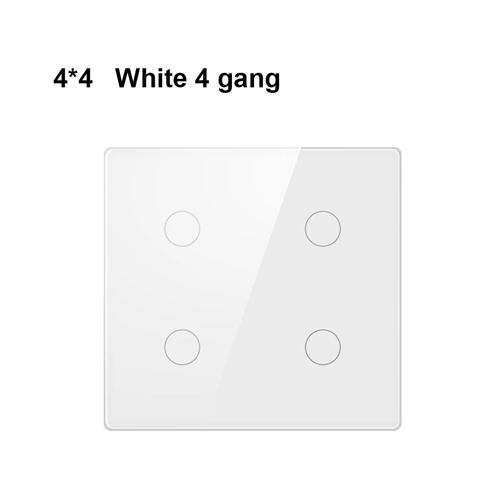 Touch-Sensor Smart Home Interruptor 4/6 Gang WiFi Light Switch ...