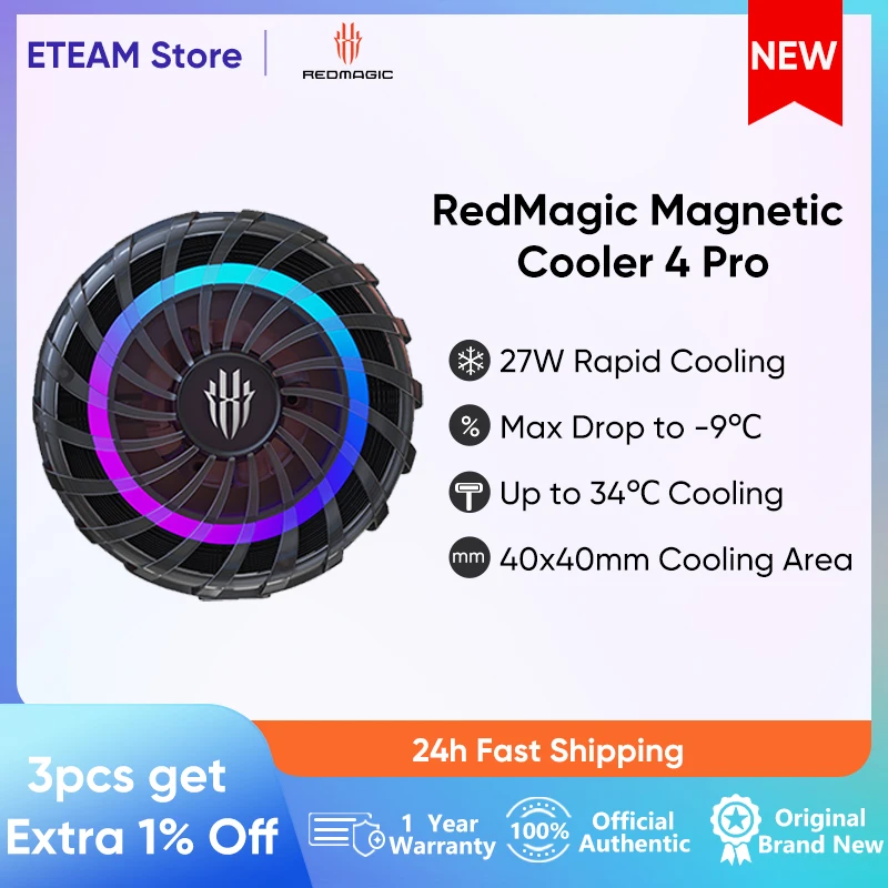 RedMagic Cooler 4 Pro ice cooler Ultra Magnetic attraction 27w rapid ...