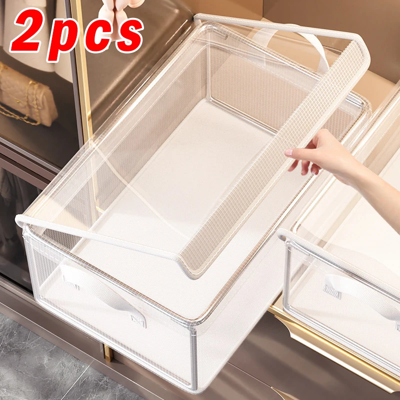 PVC-Transparent-Storage-Basket-for-Clothes-Underwear-Storage-Box ...