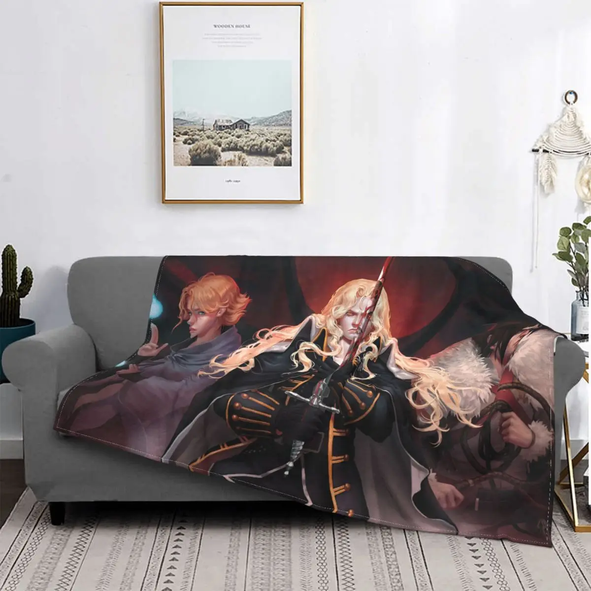 Alucard-Castlevania-Game-Castlevania-Blanket-Velvet-All-Season-Cute ...