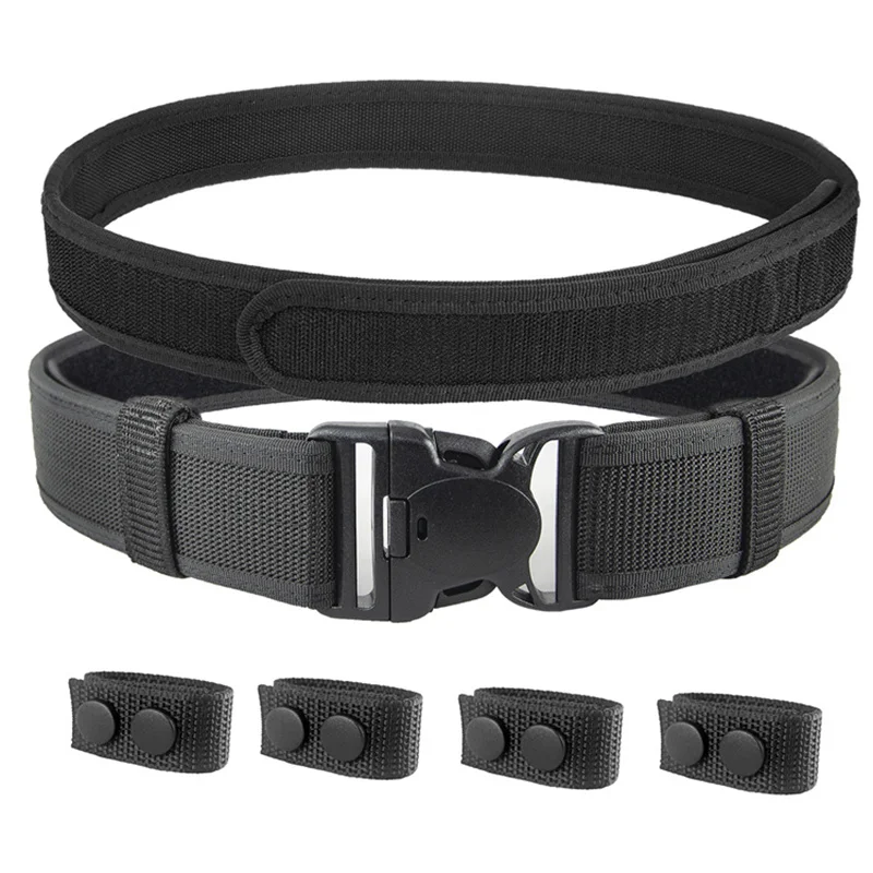 2-Nylon-Outer-Inner-Belt-Tactical-Law-Enforcement-Utility-Security ...