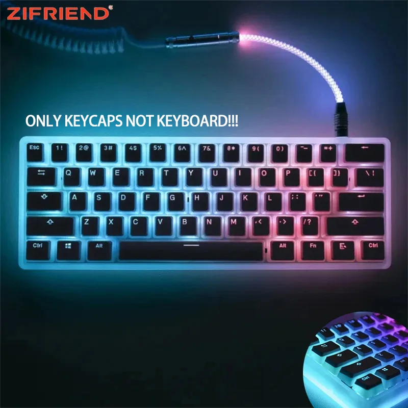 ZIFRIEND-130-Keys-PBT-Pudding-Keycaps-for-Mechanical-Keyboard-OEM ...