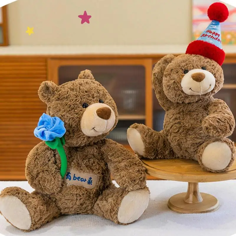 Soft-Plush-Doll-For-Kids-Plush-Animal-Doll-Soft-12Inches-Bear-Toy-Cute ...