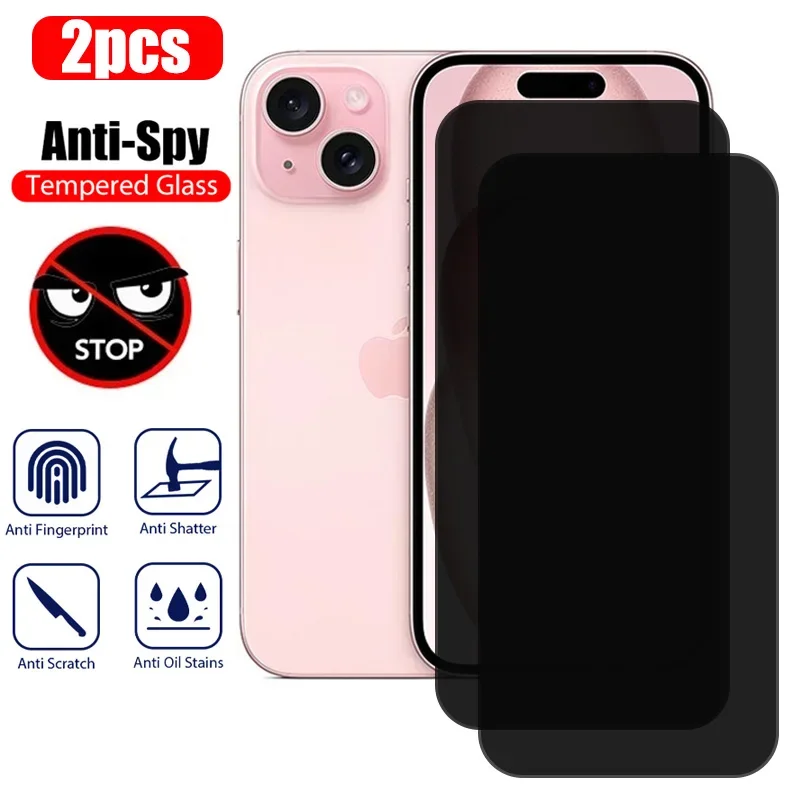 2PCS-Anti-Spy-Screen-Protector-For-iPhone-15-14-13-12-11-Pro-Max-Mini ...