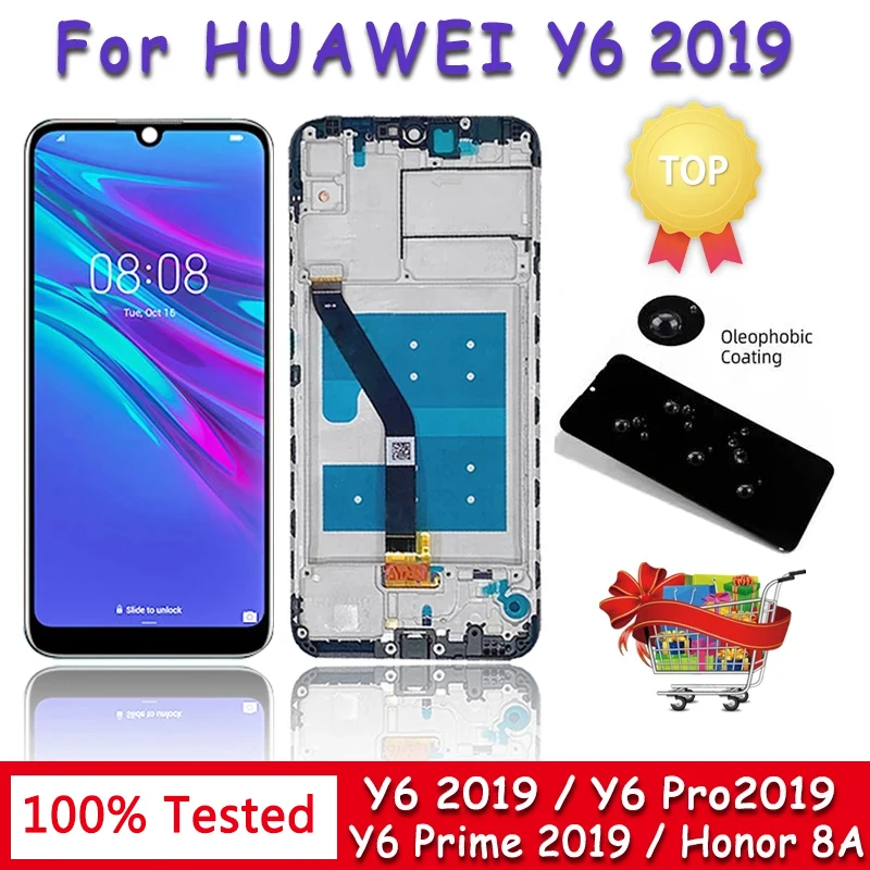 6-09-Test-For-Huawei-Y6-2019-MRD-LX1F-LX1-LCD-Display-Touch-Screen ...