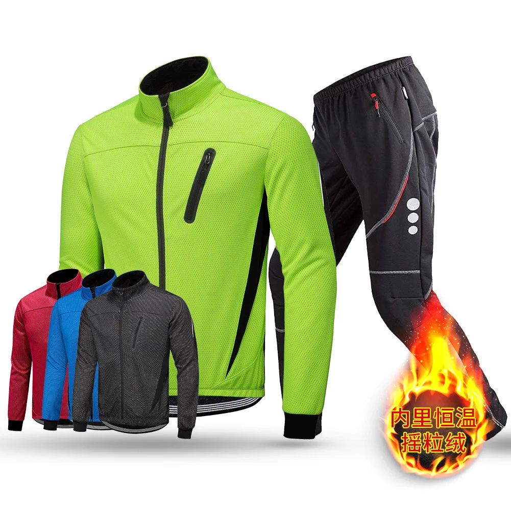 Men-s-Winter-Cycling-Jackets-Water-Resistant-Thermal-Running-Softshell ...