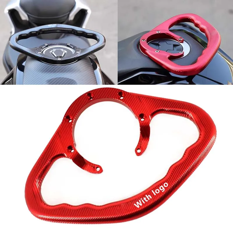 Motorcycle Passenger Handgrips Hand Grip Tank Grab Bar Handles Armrest ...