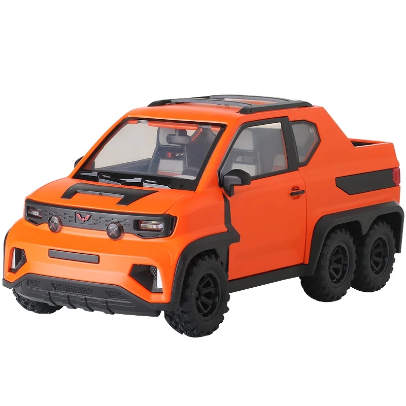 Wuling Hongguang Mini EV Pickup Truck Model 1:18 Alloy