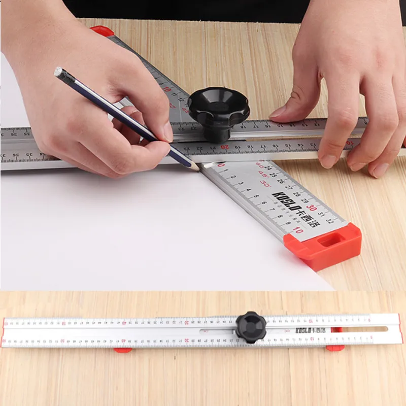 60cm-Movable-Combined-Angle-Ruler-30-45-60-75-90-Degree-Woodworking ...