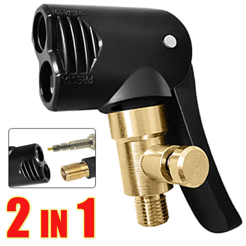 1-2pcs-Tire-Inflator-Valve-Connector-Car-Motorcycle-Bicycle-Tire-Valve ...
