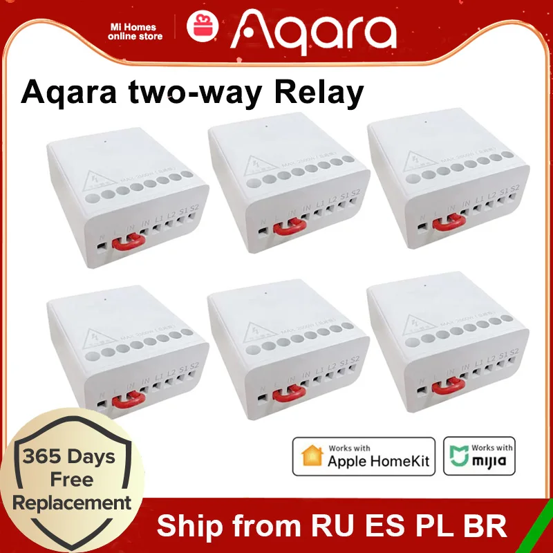 Aqara-Relay-Controller-Module-Zigbee-Two-way-Control-Wireless-Relay-2 ...
