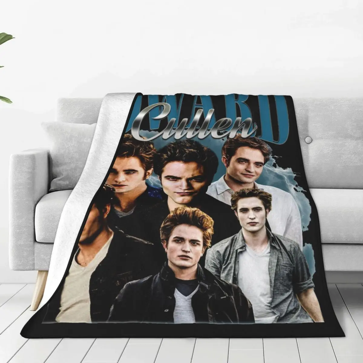 Edward Cullen Retro 90 Homage Twilight Blanket Cover Robert Pattinson ...