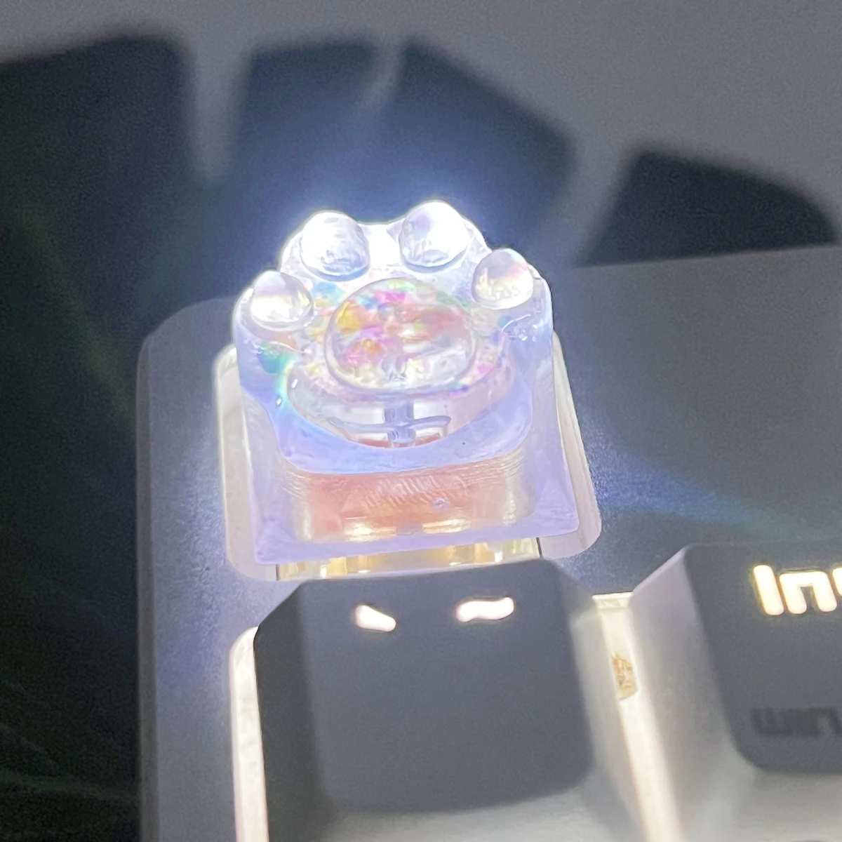 New-popular-translucent-cat-claw-key-cover-Cross-axis-mechanical ...