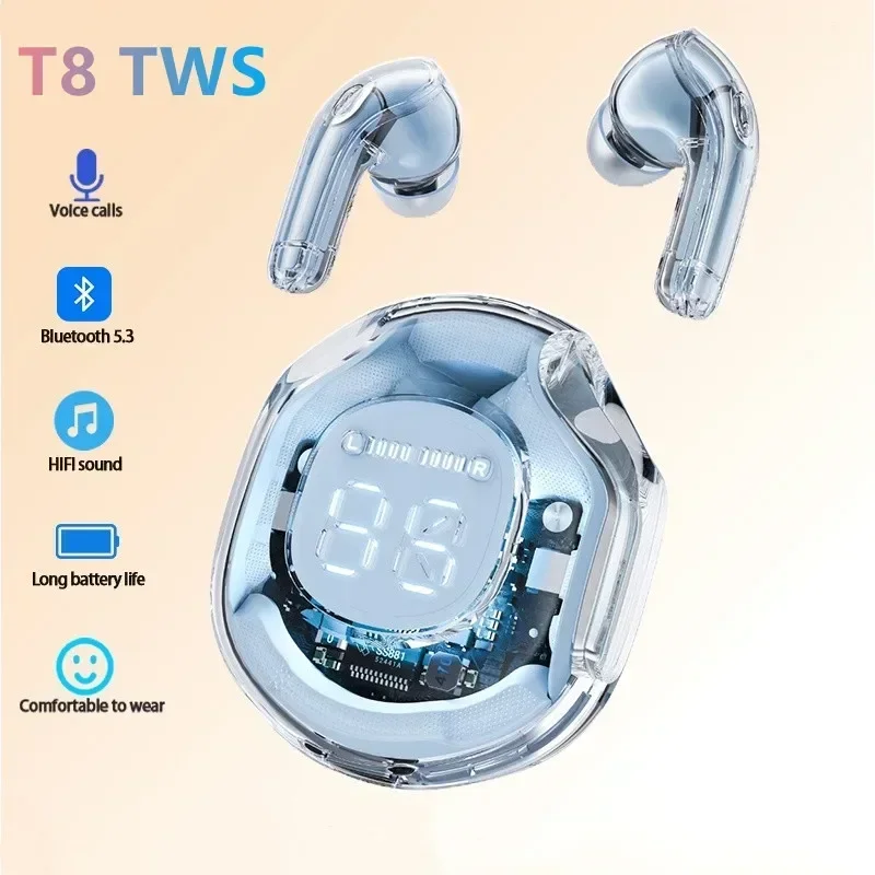 NEW-Original-T8-True-Wireless-Earbuds-Bluetooth-Earphones-Touch-Control ...