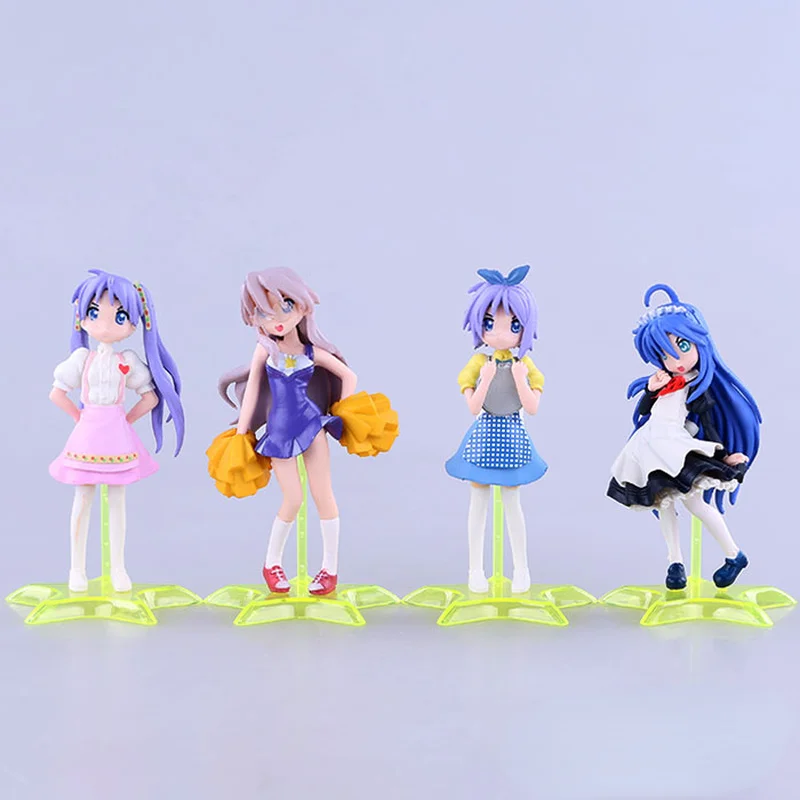 Lucky Star Action Figure Anime Dolls Izumi Konata Hiiragi Kagami ...