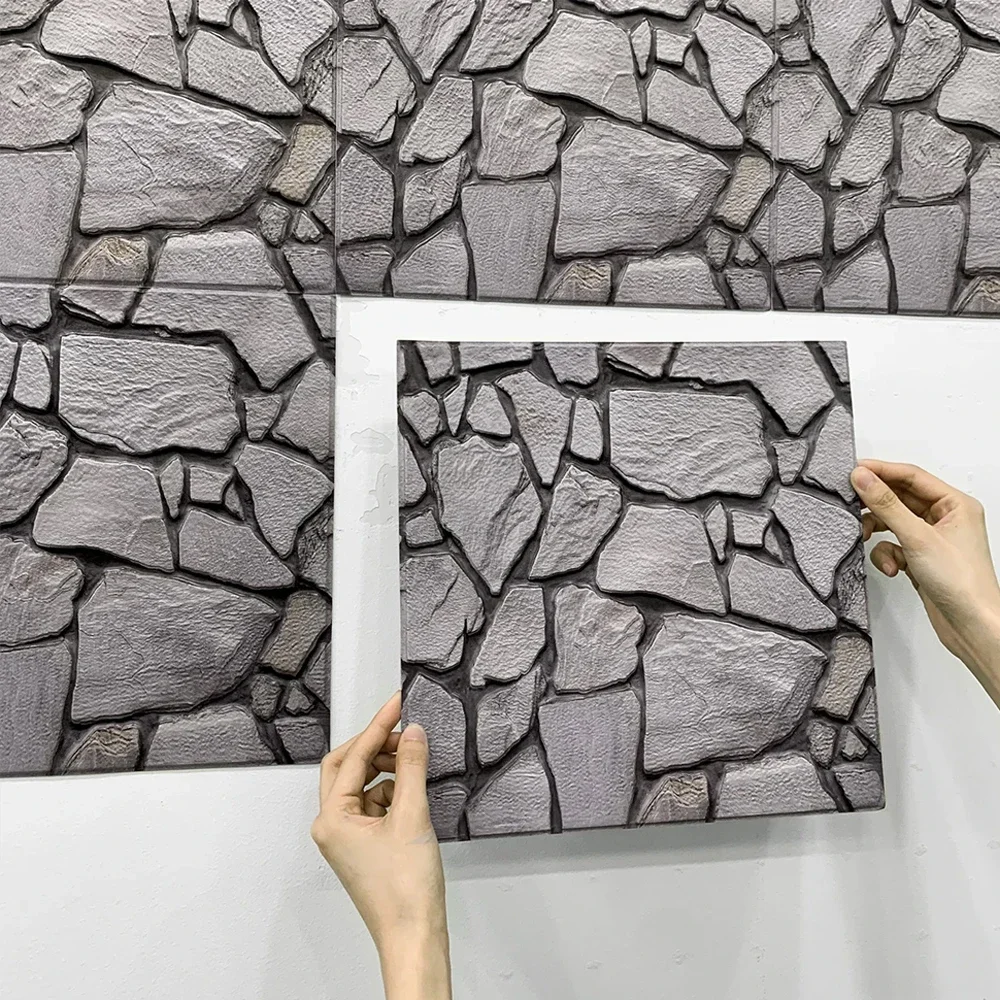 3D-Faux-Stone-Wall-Stickers-Peel-and-Stick-Wall-Panel-Self-adhesive-DIY ...