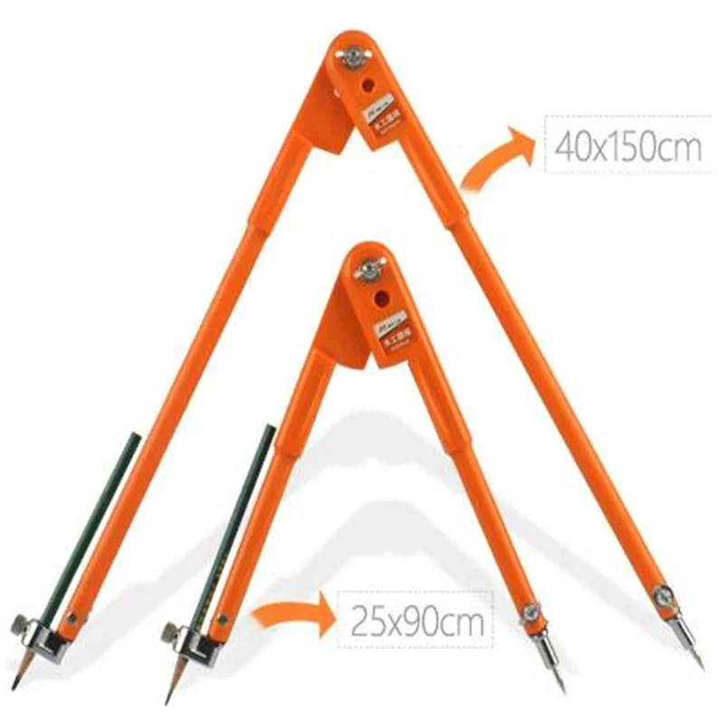 Carpenter-Precision-Pencil-Compasses-Large-Diameter-Adjustable-Dividers ...