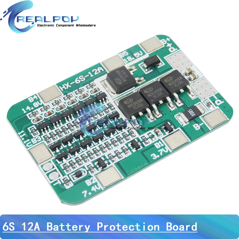 6S-12A-24V-PCB-BMS-Protection-Board-For-6-Pack-18650-Li-ion-Lithium ...