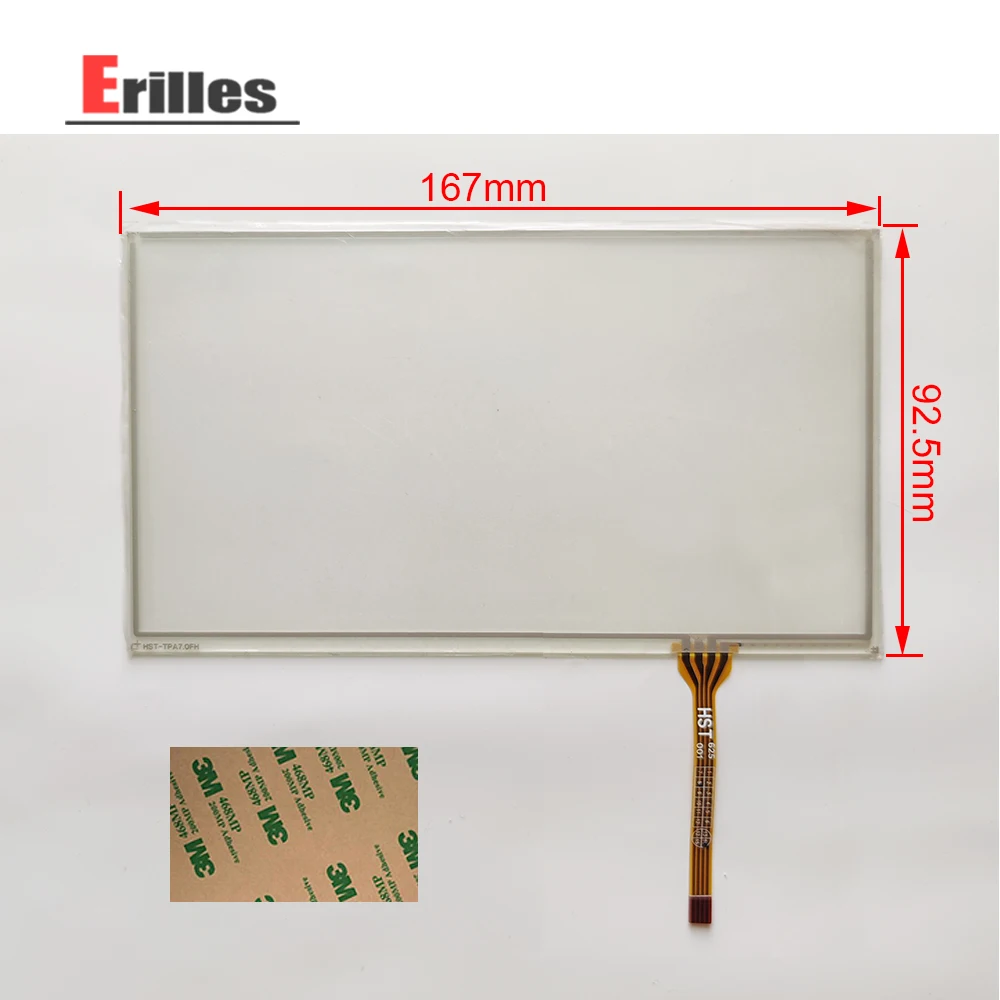 New 7 inch 4 wire Resistance Touch Screen Panel Digitizer Sensor For ...