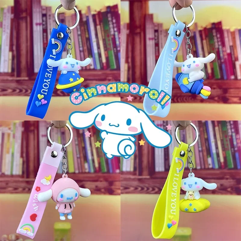 Sanrio-Cinnamoroll-Keychain-Kawaii-Anime-Silicone-Model-Pendants-Cute ...