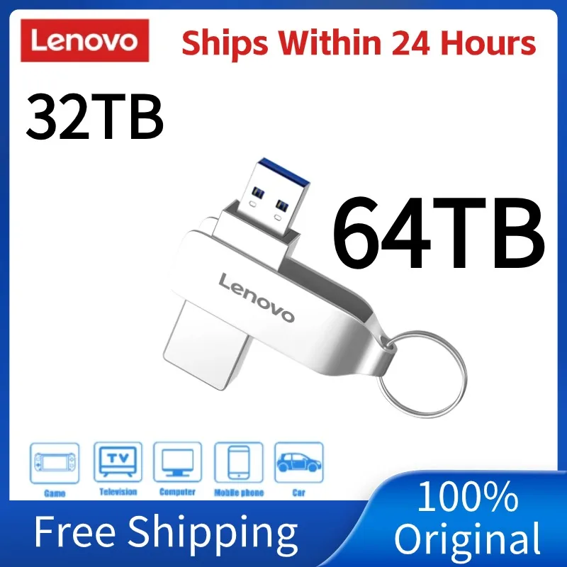 Lenovo-64TB-32TB-Usb-3-0-Flash-Drives-Metal-High-Speed-8TB-Pendrive ...