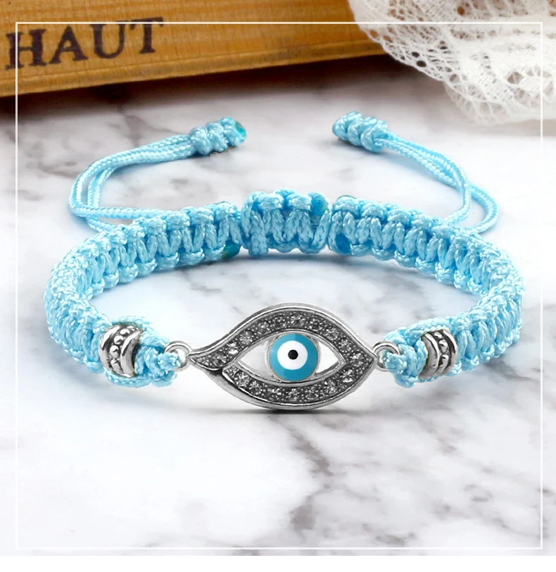 Bracelets en corde tressés faits à la main pour hommes et femmes bijoux ...